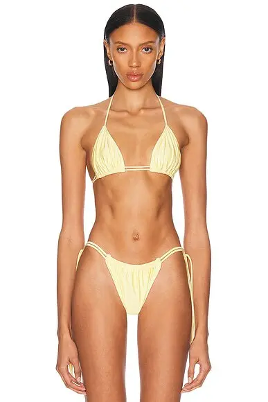 BANANHOT Kyma Bikini Top - Daisy Yellow