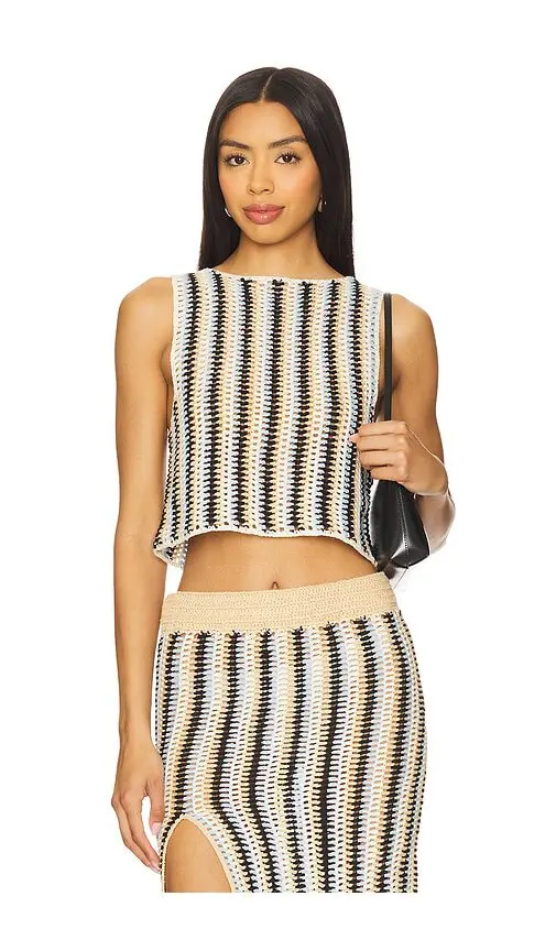 OSIS STUDIO Tianaa Cropped Knit Top