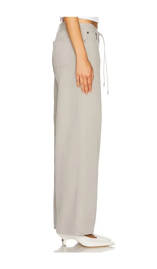 Still Here Cool Wide Leg Jeans - Light Grey