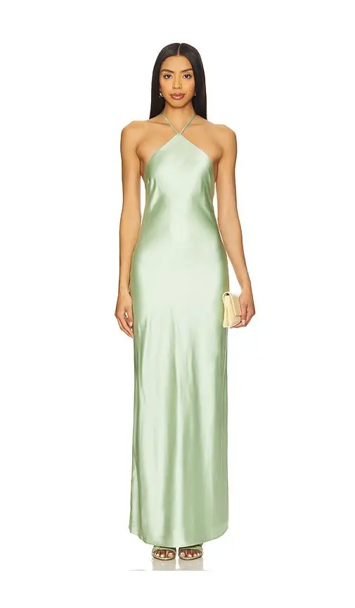 Line & Dot Kira Maxi Dress - Sage