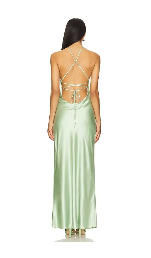 Line & Dot Kira Maxi Dress - Sage