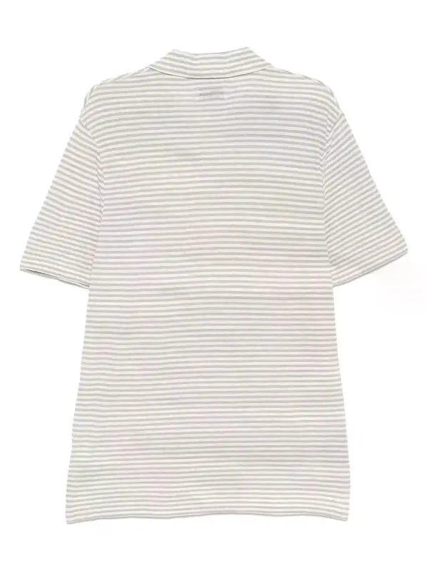 Officine Générale Striped Polo Shirt