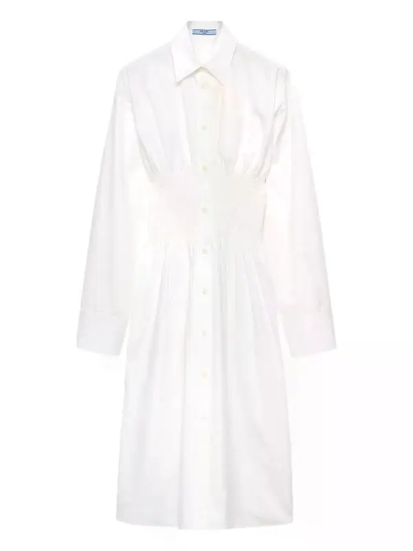Prada Cotton Mini Shirtdress