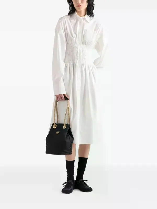 Prada Cotton Mini Shirtdress