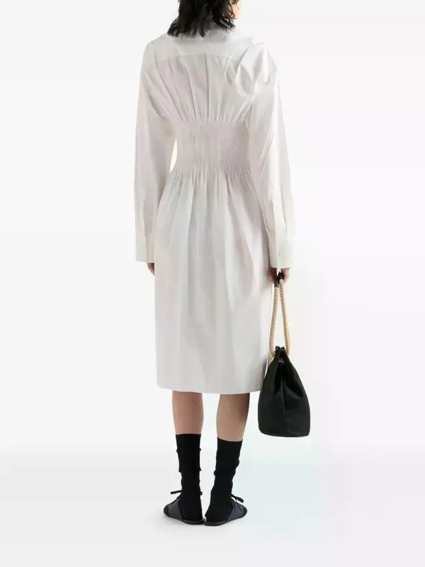 Prada Cotton Mini Shirtdress