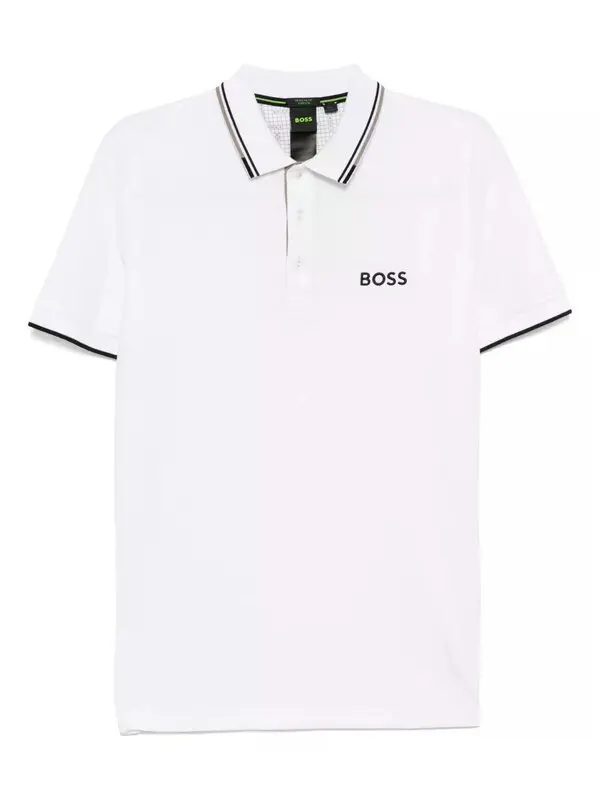 BOSS Paddy Polo Shirt - White