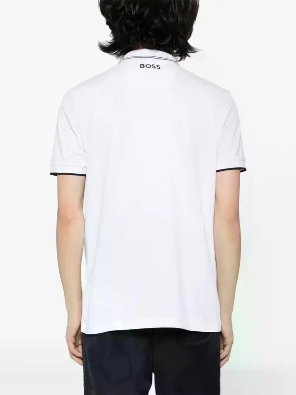 BOSS Paddy Polo Shirt - White