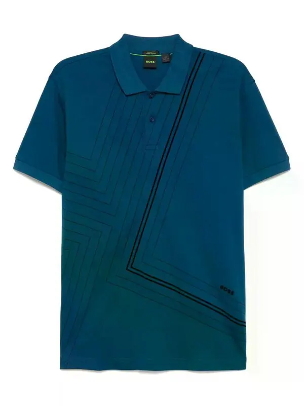 BOSS Paddy Polo Shirt - Blue
