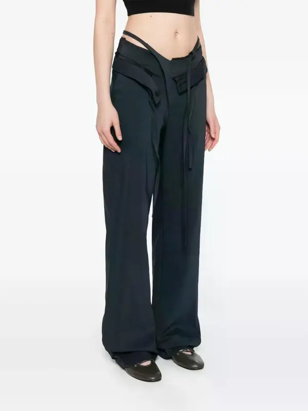 Ottolinger Raw Cut-waistband Trousers