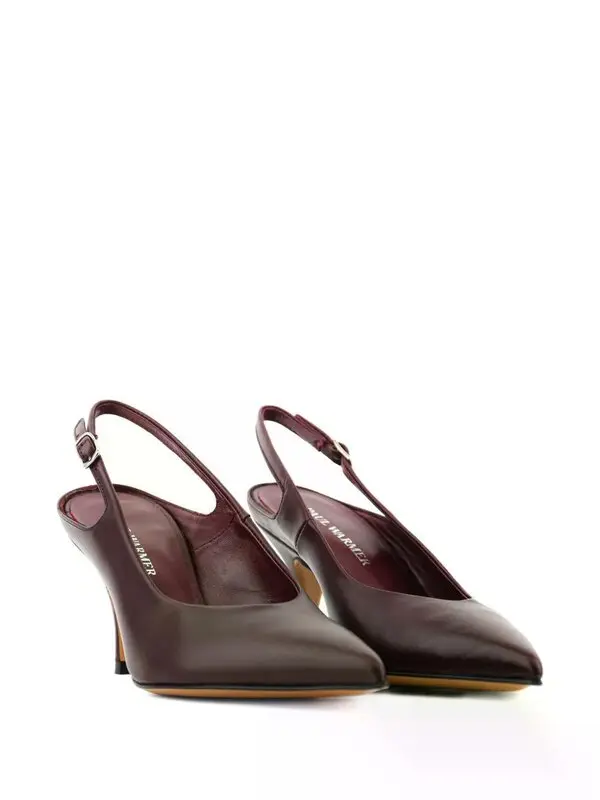 PAUL WARMER Decadent Slingback Pumps - Red