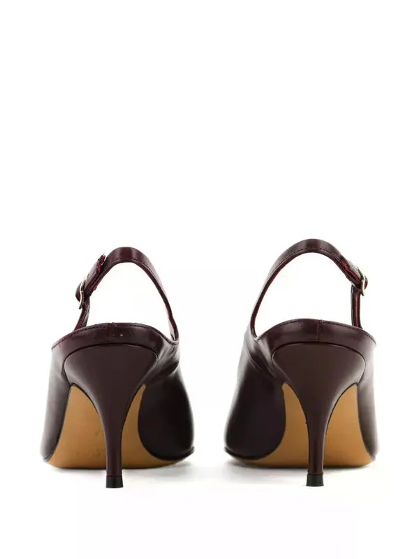 PAUL WARMER Decadent Slingback Pumps - Red