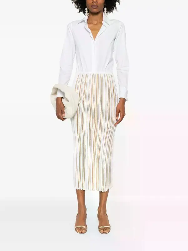 Giambattista Valli Midi Ribbed Skirt