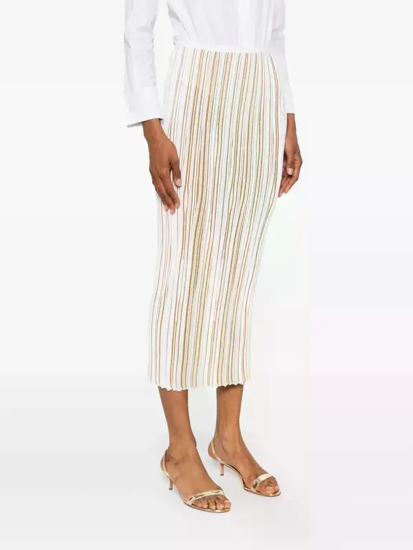 Giambattista Valli Midi Ribbed Skirt
