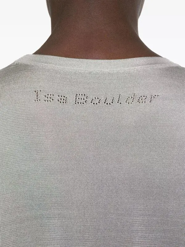 ISA BOULDER Fine-knit T-shirt