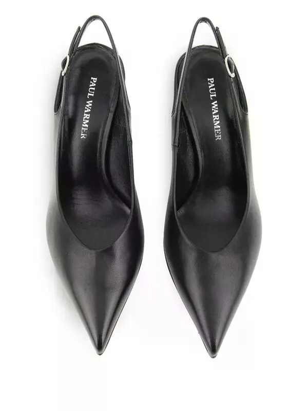 PAUL WARMER Decadent Slingback Pumps - Black