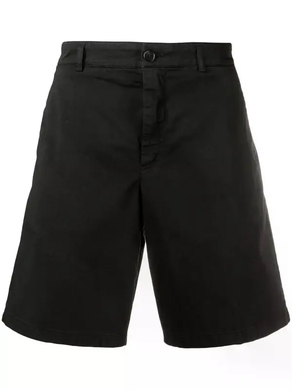 DEPARTMENT 5 Button-up Bermuda Shorts - Black