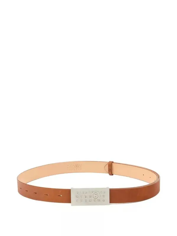 MAISON MARGIELA Numeric Belt - Brown