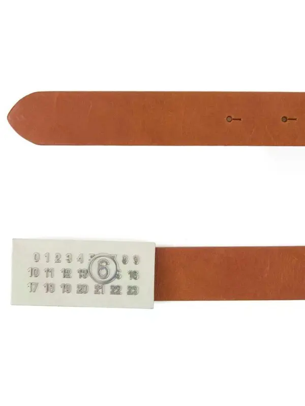 MAISON MARGIELA Numeric Belt - Brown