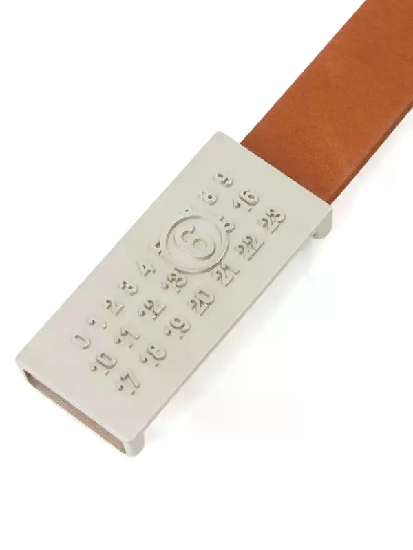 MAISON MARGIELA Numeric Belt - Brown