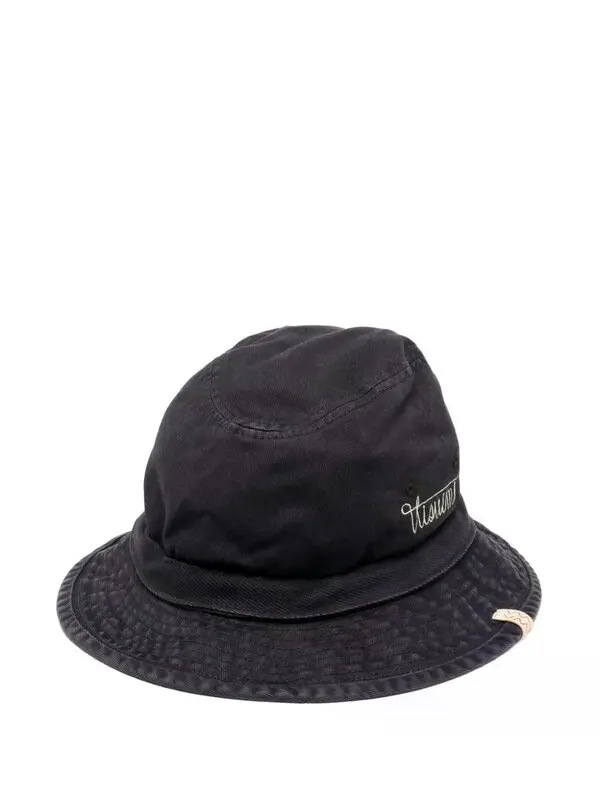 Visvim Logo-embroidered Bucket Hat - Black