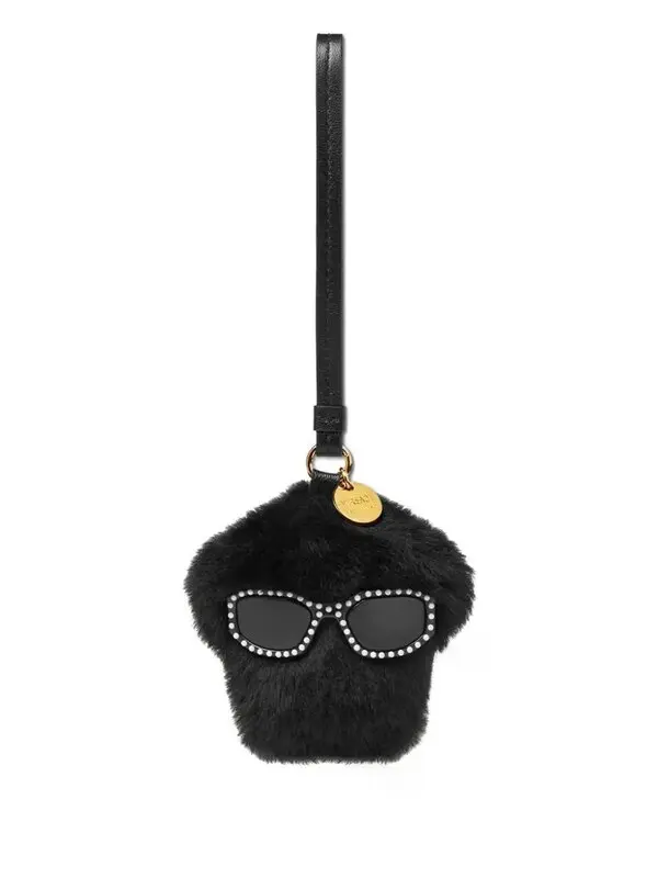 Versace Medusa Fluffy Charm - Black