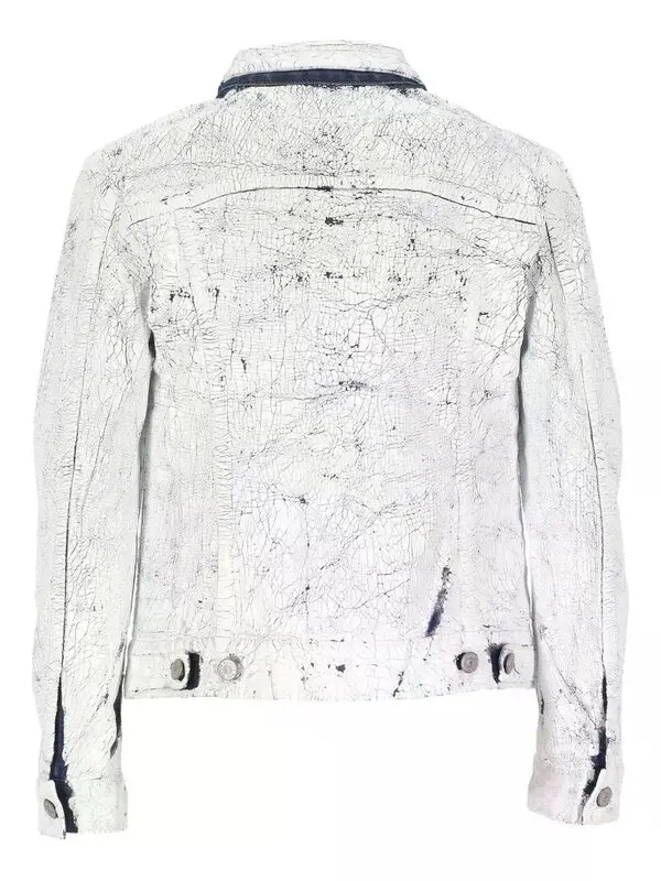MAISON MARGIELA Coated-finish Denim Jacket