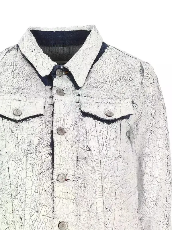 MAISON MARGIELA Coated-finish Denim Jacket