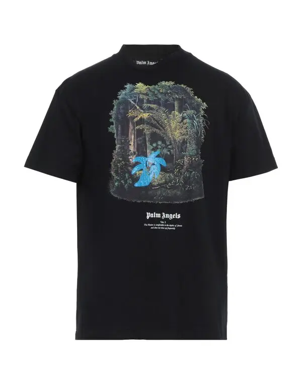 Palm Angels T-shirt Size Cotton, Polyester - Black