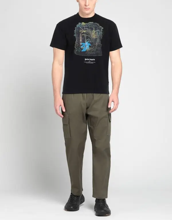 Palm Angels T-shirt Size Cotton, Polyester - Black