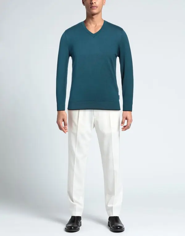Armani Exchange V-neck Long-sleeve Sweater - Green