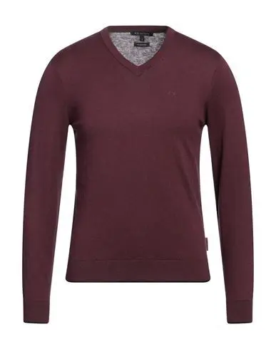 Armani Exchange V-neck Long-sleeve Sweater - Red