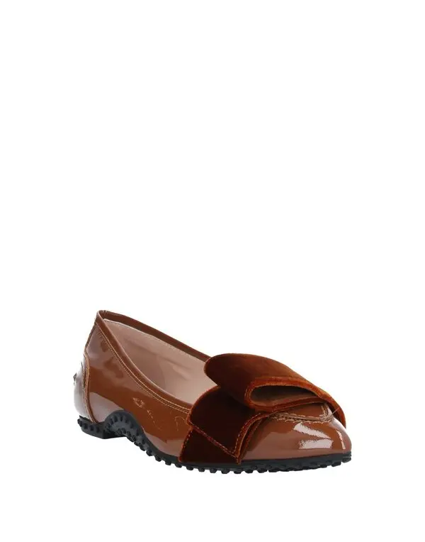 Alessandro Dell'Acqua X Tod'S Ballet Flats In Brown - 38% Off