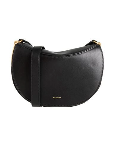 WANDLER Leather Crossbody Bag - Black