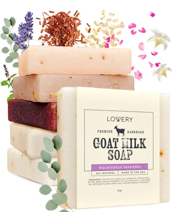 LOVERY 6-pc. Goat Milk Soap Bars Set - No Color