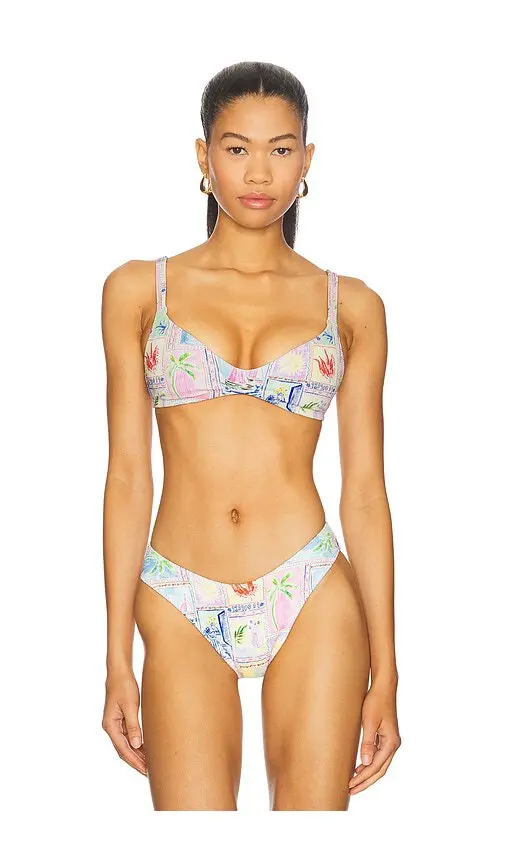 Show Me Your Mumu Maritime Bikini Top - Summer Soleil