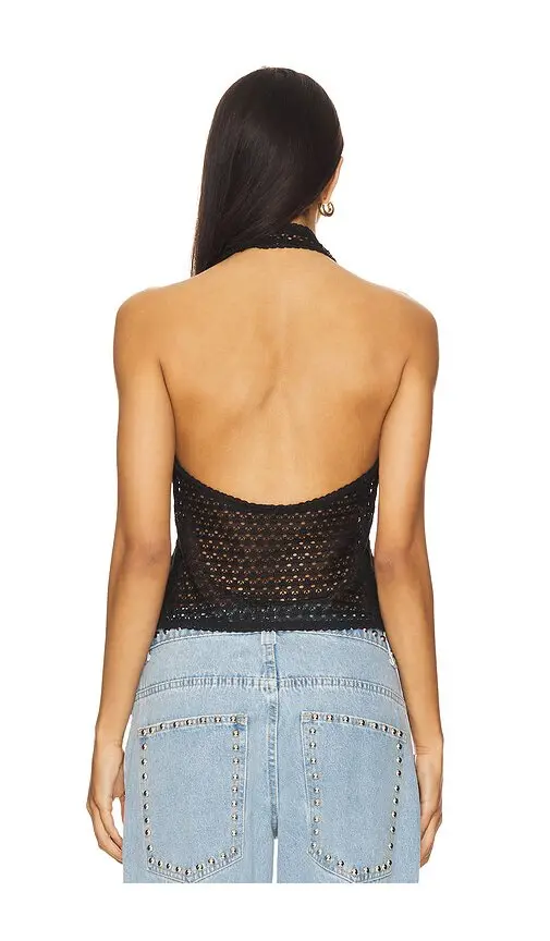 LOVERS AND FRIENDS Tanya Cropped Halter Top