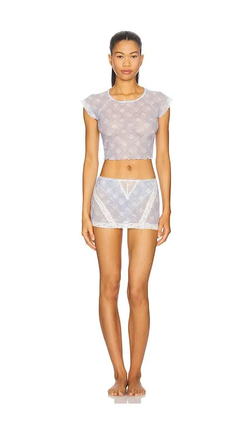 For Love & Lemons Dee Dee Mini Skirt