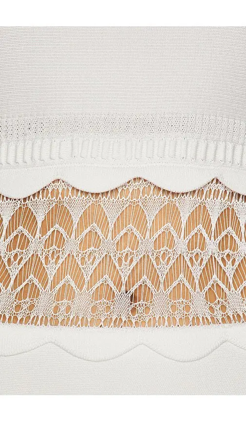 Alexis Hopper Dress - White