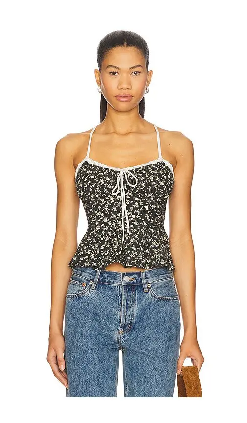 Free People Sammi Tank - Washed Black