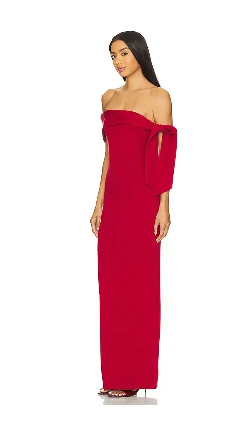 SNDYS. X Jaymes Maxi Dress - Deep Red