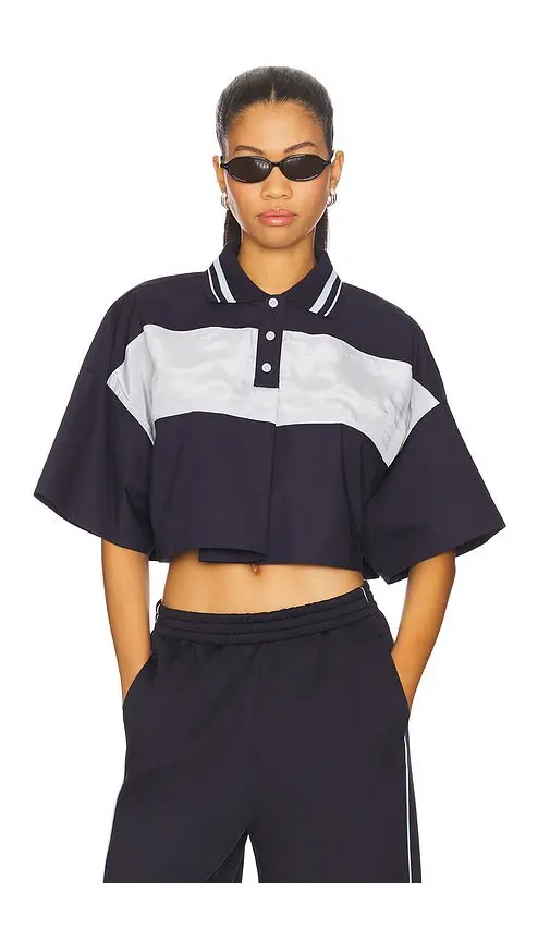 We11Done Cropped Polo Top