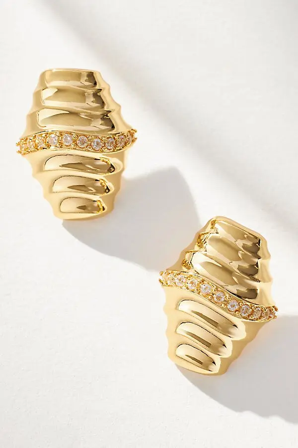 BY ALONA Miele Post Earrings - Gold