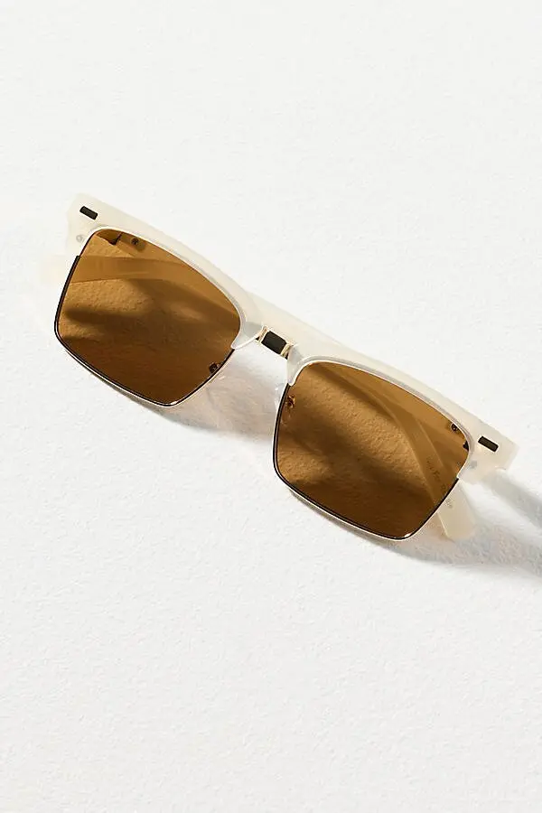 EYEKING Square Frame Sunglasses - Cream
