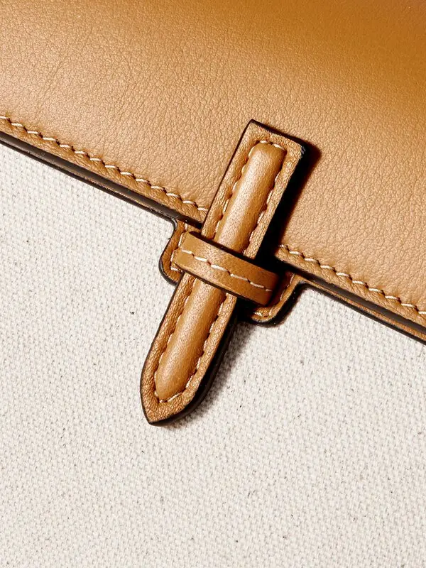 HUNTING SEASON Canvas And Leather Clutch