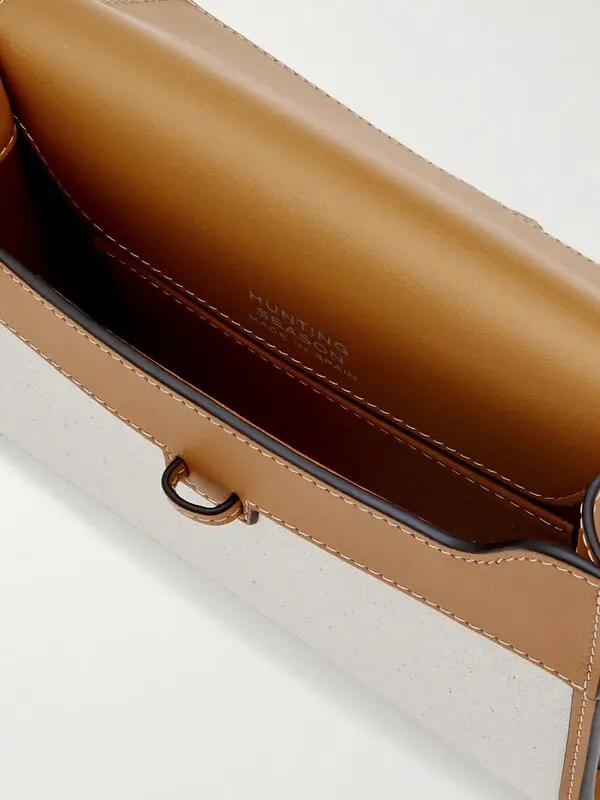 HUNTING SEASON Canvas And Leather Clutch