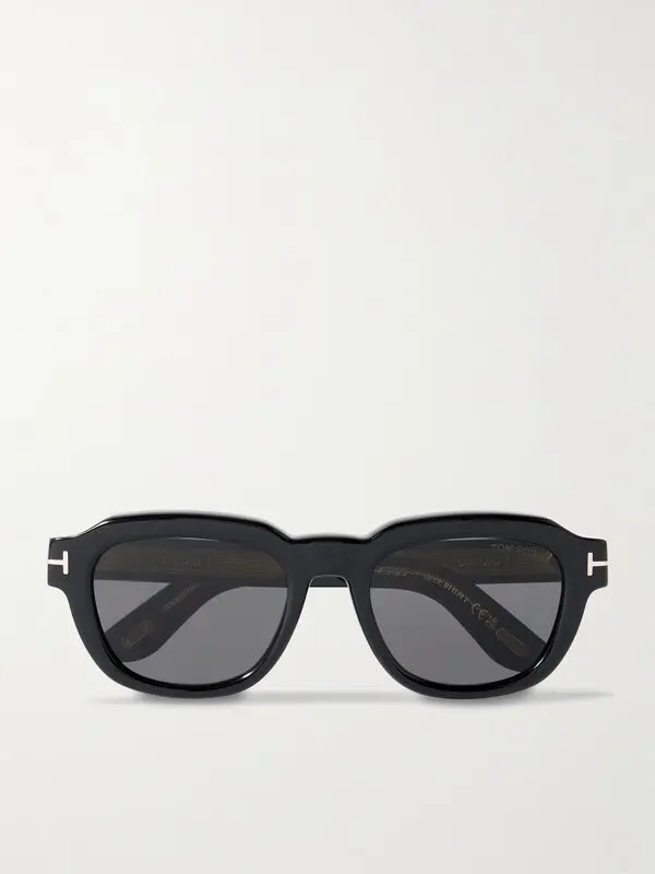 TOM FORD Acetate D-frame Sunglasses - Black