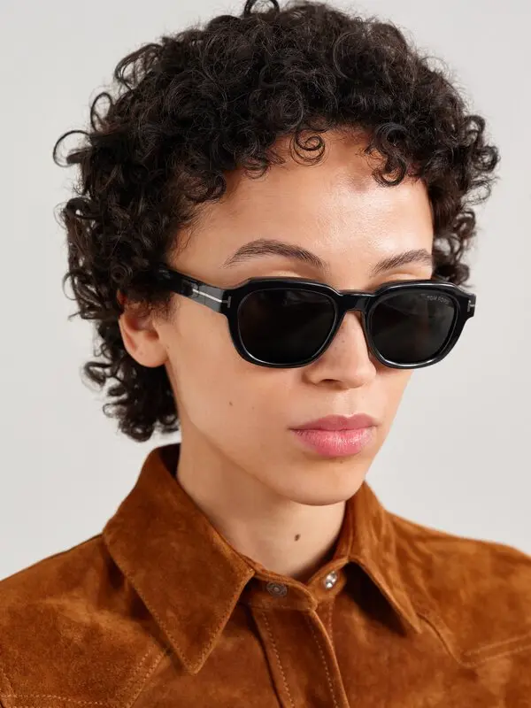 TOM FORD Acetate D-frame Sunglasses