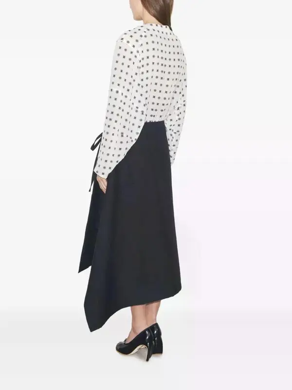 Tory Burch Polka-dot Wrap Top