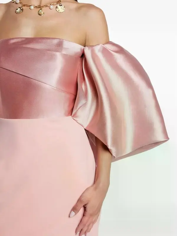 Solace London Off-shoulder Dress - Pink