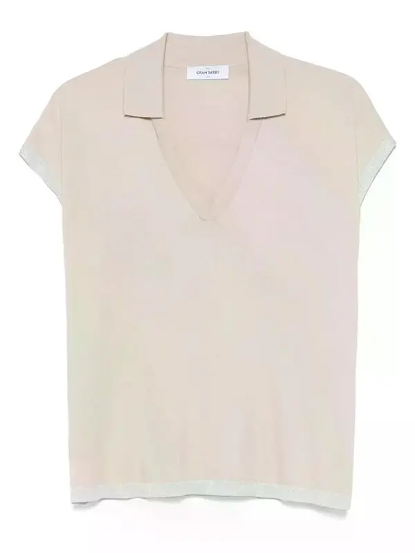 GRAN SASSO Fine-knit Sleeveless Top - Neutrals